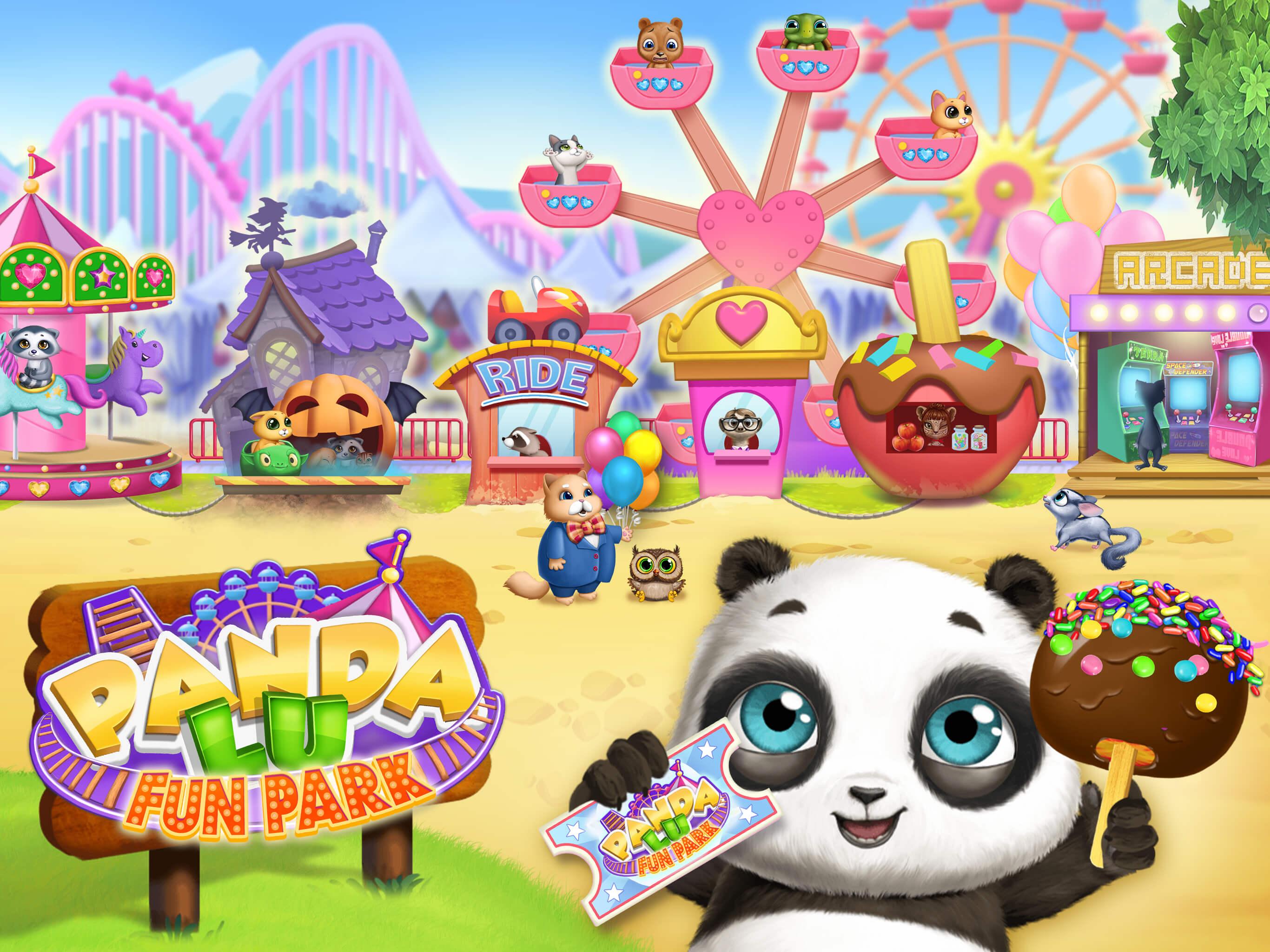 Panda Lu Fun Park - Amusement Rides & Pet Friends - Android Download ...