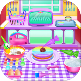 Cooking Games Rainbow Cookies Factory - TapTap