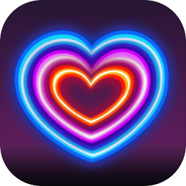 Glowing Heart Puzzle - TapTap
