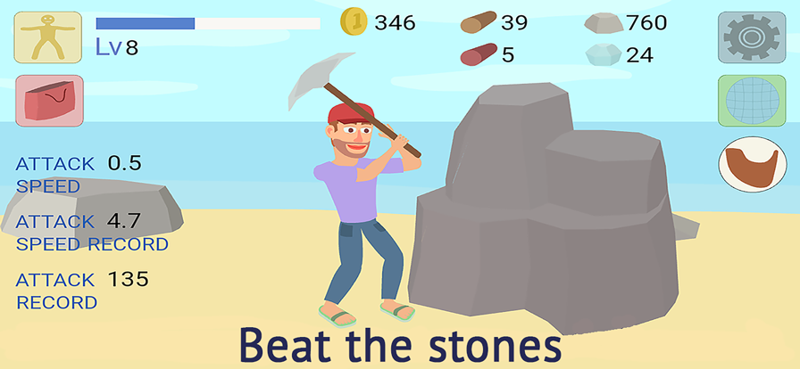 Mining Clicker: Axe and Hammer - TapTap