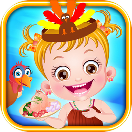 Baby Hazel Thanksgiving fun - TapTap