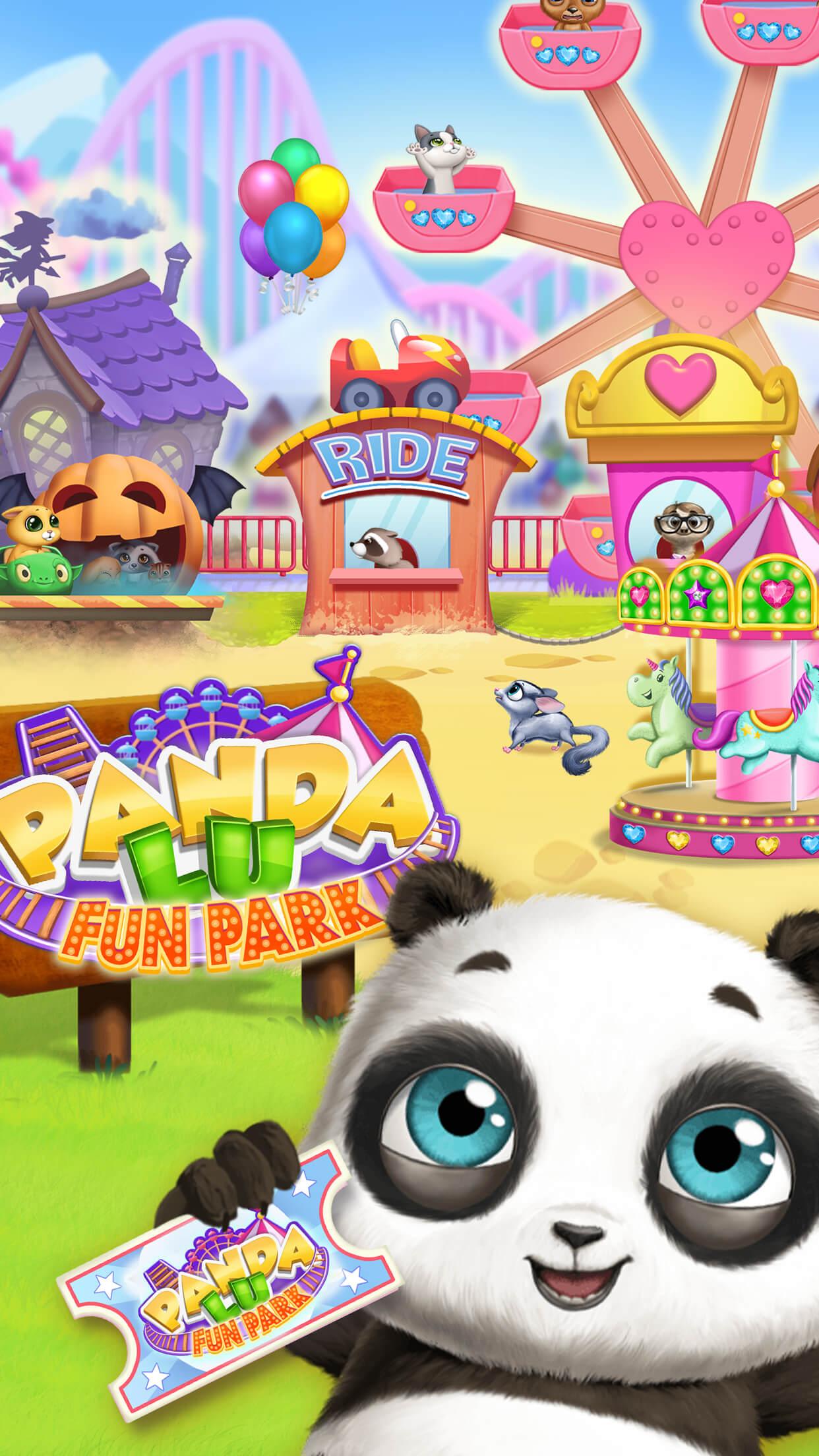 Panda Lu Fun Park - Amusement Rides & Pet Friends - Android Download ...