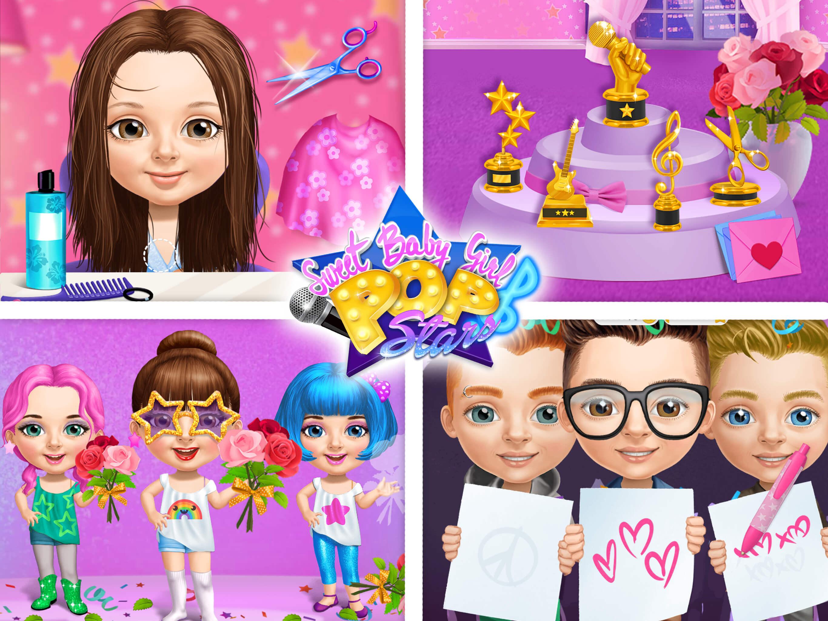 Sweet Baby Girl Pop Stars - Superstar Salon & Show - Android Download ...
