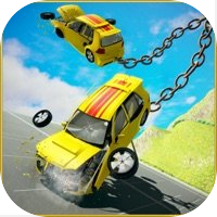 Chained Car Crash Beam Driving - TapTap