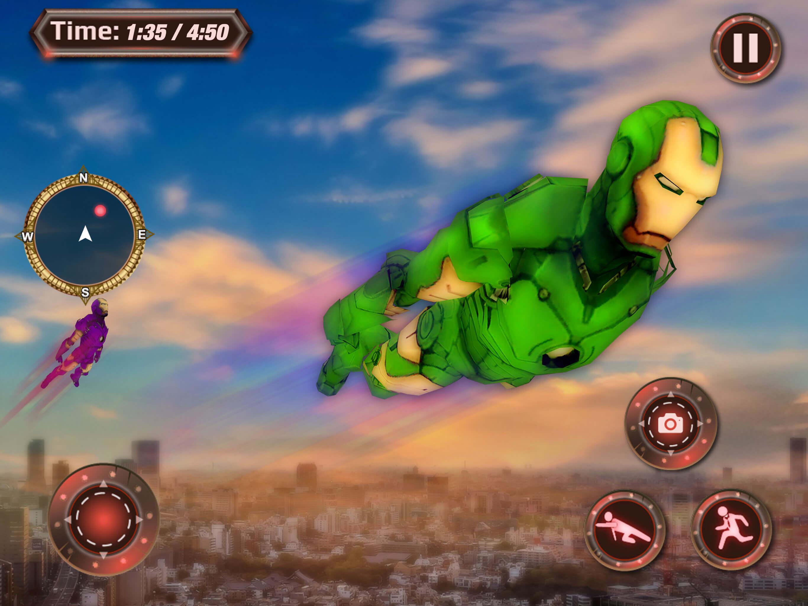 Grand Ninja Super Iron Hero Flying Rescue Mission - Android Download ...