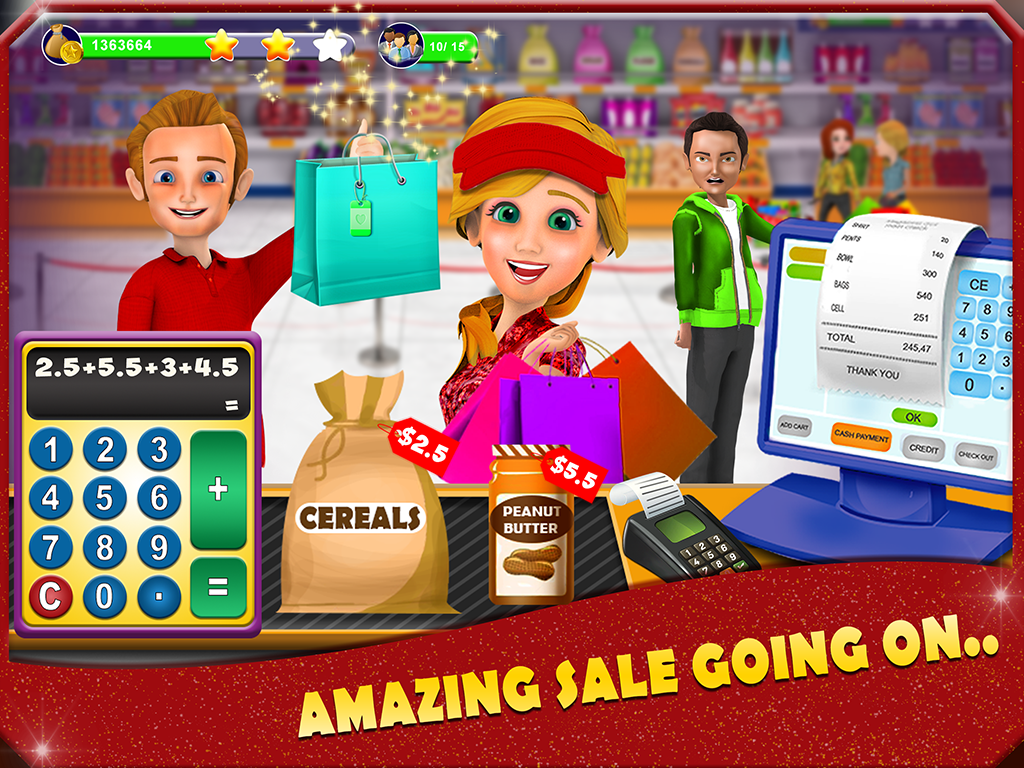 Shopping Mall Cashier Girl - Cash Register Games - Android Download ...