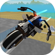 Flying Police Motorcycle Rider - TapTap