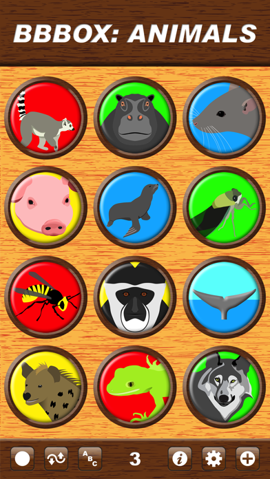 Big Button Box: Animals - animal sounds - TapTap
