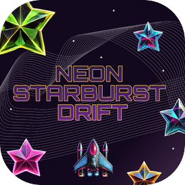 Neon Starburst Drift - TapTap